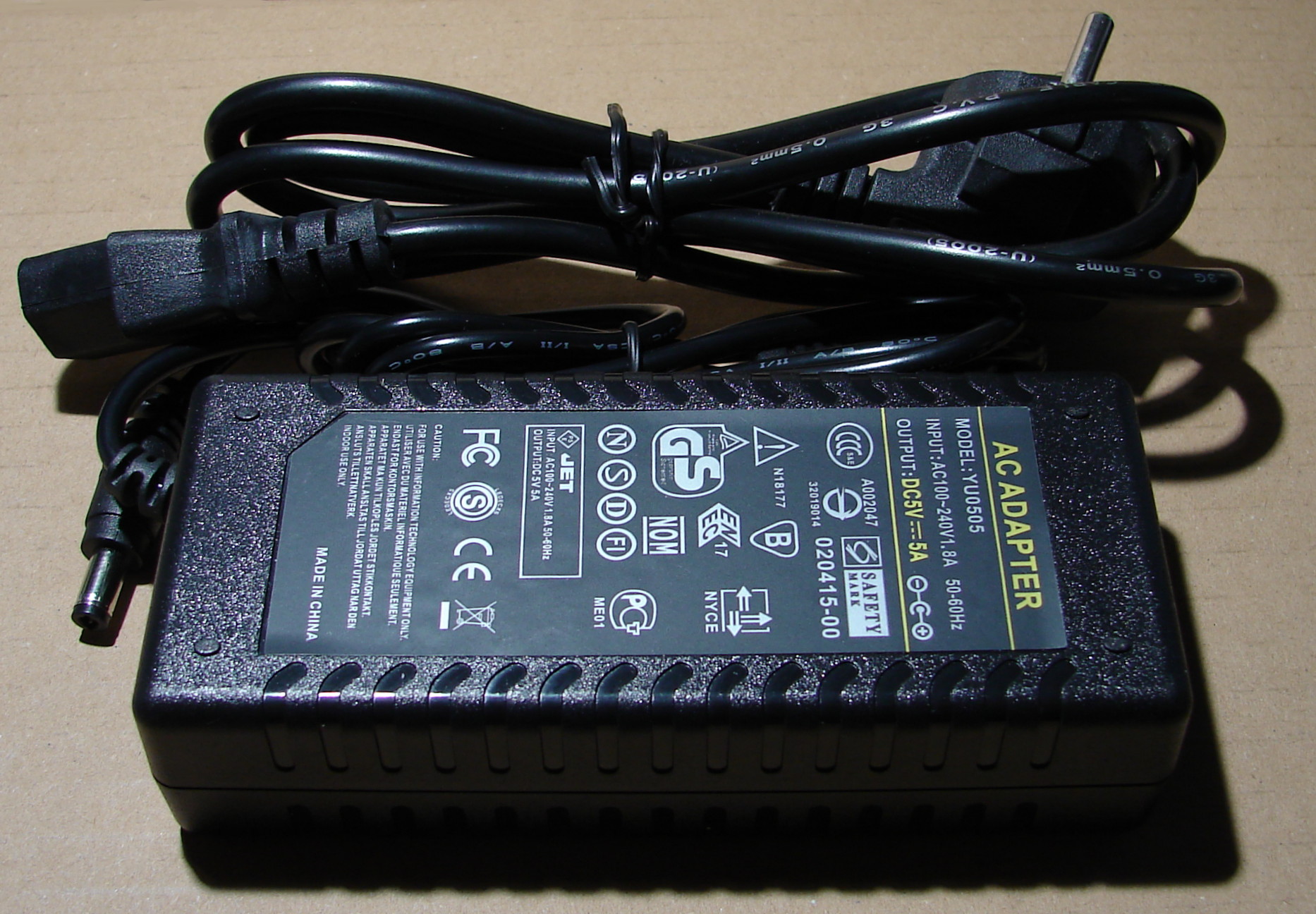 5V, 5A, adapter - Árwill Elektronic