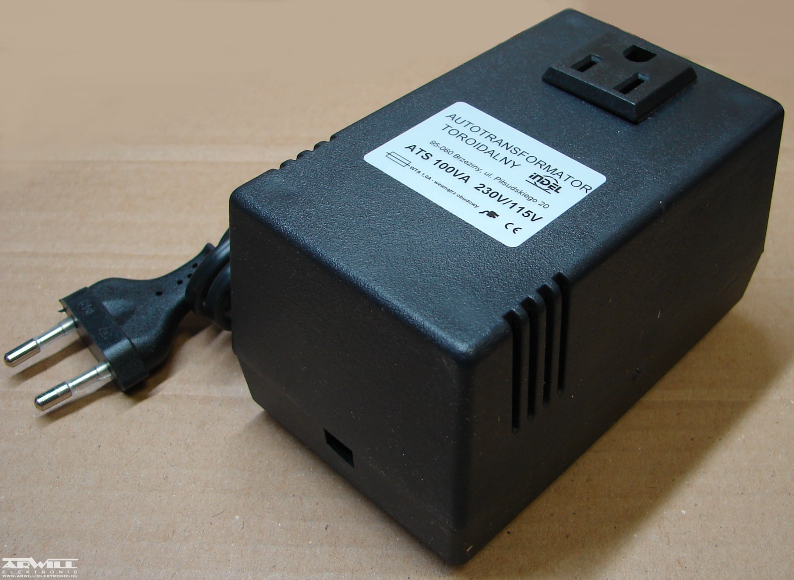 230V/115V, 100VA, adapter - Árwill Elektronic